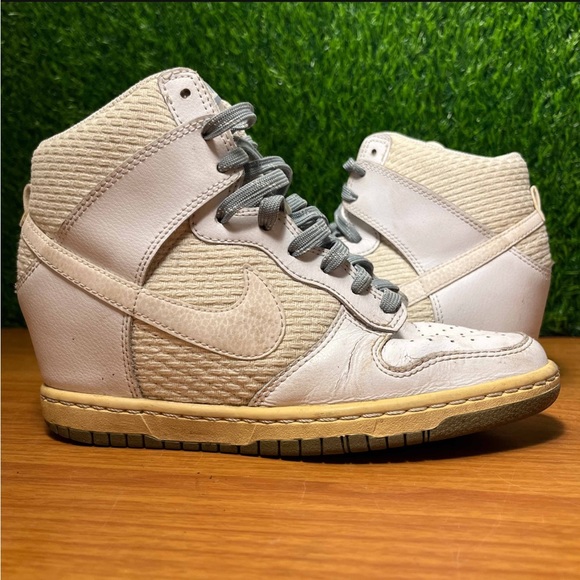 Nike | Shoes | Nike Dunk Sky High Hi Essential White Dove Grey | Poshmark